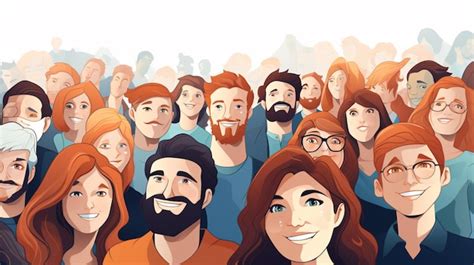 Premium Vector Crowd Vector Background Premium Vector Crowd Vector Background