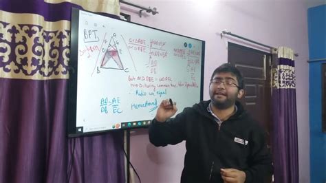 Class 10 Bpt Theorem Mathematics Youtube
