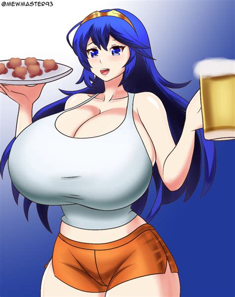 Rule 34 Alcohol Alternate Costume Breasts Cleavage Female Fire Emblem Fire Emblem Awakening
