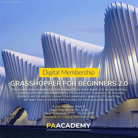 we are excited to announce the parametricarchitecture facebook