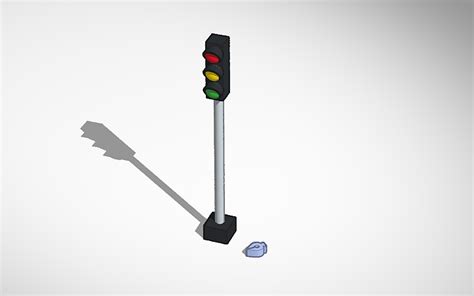 3d Design Traffic Light Tinkercad