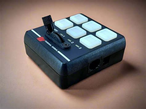 Controlador De Teclado Programable De 6 Botones De Federal Signal Controlador De Teclado Programable De 6 Botones De Federal Signal