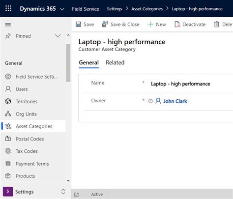 Asset Properties In Dynamics 365 Field Service Microsoft Learn