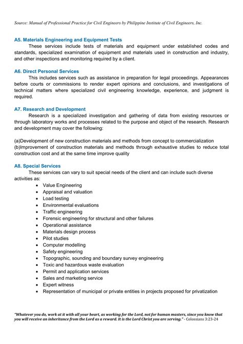Solution 4 Classification Of Engineering Services Studypool