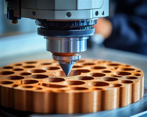 Cnc Machine Precision Cutting Wood Automated Woodworking Process With Advanced Technology Stock