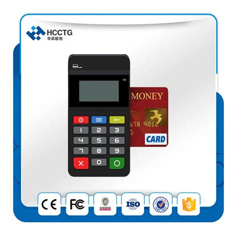 MPOS Mobile Payment Terminal Magnetic Card Reader NFC IC Chip Card Reader With Keypad HTY In