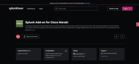 Splunk Add On For Cisco Meraki Cisco Networking App Marketplace