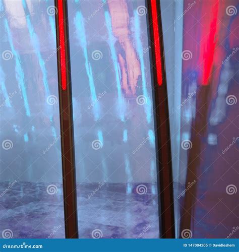 Digital Led Analog Clock Royalty Free Stock Image