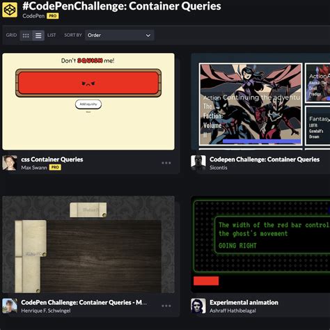 the codepen spark