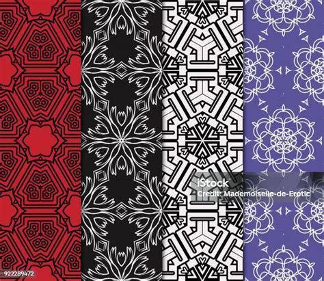 현대적인 장식으로 원래 완벽 한 패턴의 집합입니다 기하학적 스타일입니다 패션 인테리어 디자인입니다 벡터 0명에 대한 스톡 벡터 아트 및 기타 이미지 Istock