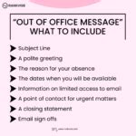 Out Of Office Message Ready To Use Templates