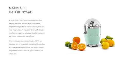 SMEG CITRUSPRÉS RETRO BÉZS CJF01CREU