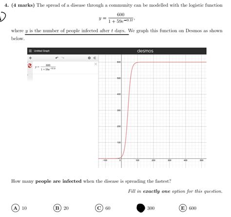 solved 4 ﻿marks ﻿the spread of ﻿a disease through a