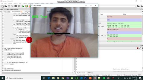 Face Detection And Recognition Using Opencv Youtube