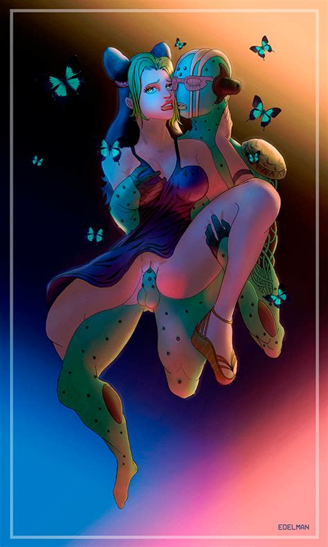 Rule 34 1girls Butterfly Edelman Female Female Focus Jojos Bizarre Adventure Jolyne Kujo