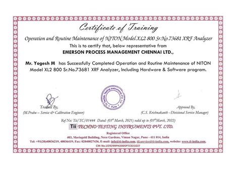 Yogesh Manavalan On Linkedin Ndttraining Qcengineer Emerson