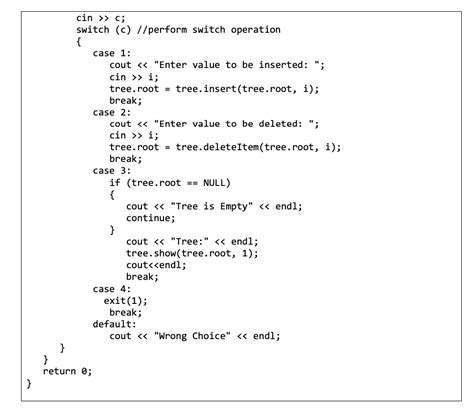 solved 1 50 min complete the following bst program with