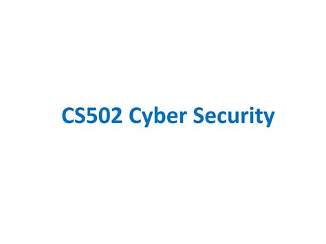 computer security ppt