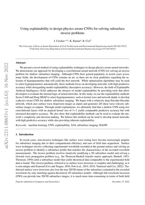 pdf using explainability to design physics aware cnns for solving subsurface inverse problems