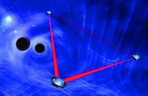 1 Artists Impression Of The Three Spacecraft Of The Lisa Mission And