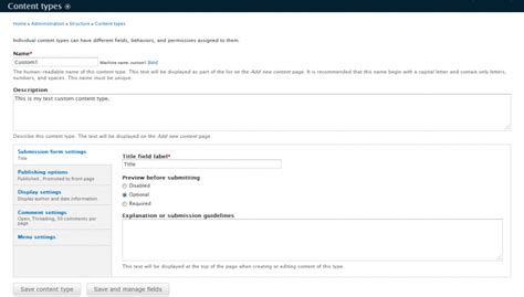How To Create A Custom Content Type In Drupal 8 InMotion Hosting