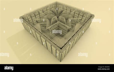 3d Illustration Of An Architectural Structure Architects Modelers Builders Planners Artists