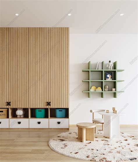 现代儿童玩具房3d模型下载【id 1137495227】 知末3d模型网