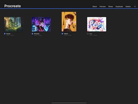 Import And Share Procreate Handbook