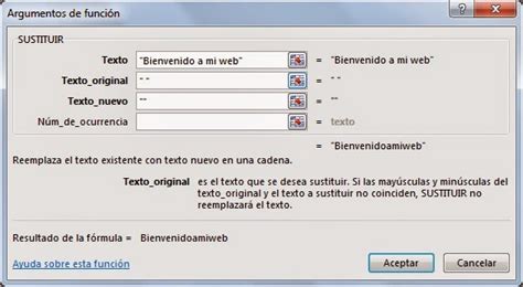 Exceltutos Tutoriales De Excel Funcion Sustituir