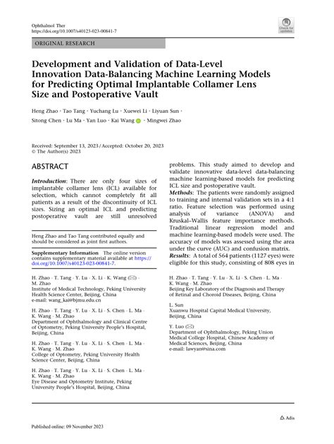 Pdf Development And Validation Of Data Level Innovation Data