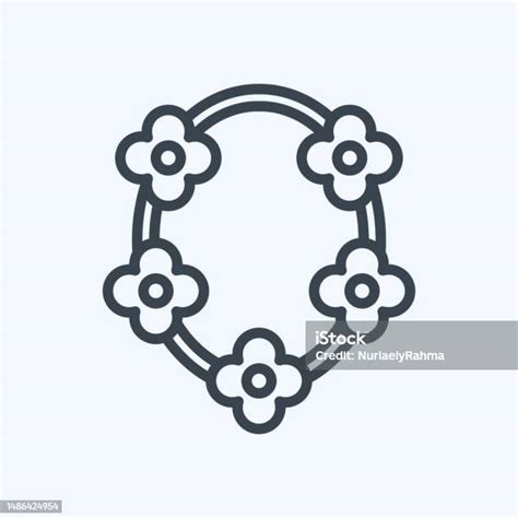 아이콘 Nexlace 장식 기호와 관련이 있습니다 선 스타일 심플한 디자인 편집 가능 간단한 그림 0명에 대한 스톡 벡터 아트 및 기타 이미지 Istock