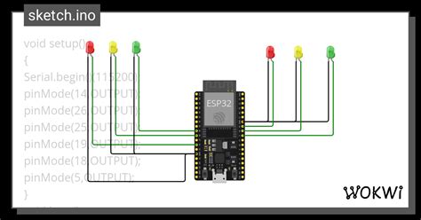 Vignesh Traffic Wokwi Esp32 Stm32 Arduino Simulator