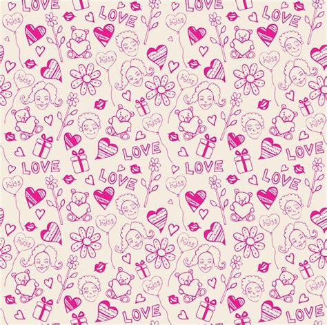 Premium Vector Heart Shape Pattern