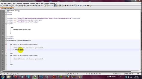 Jquery Focusin Focusout Focus Youtube
