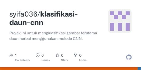 Github Syifa036klasifikasi Daun Cnn Projek Ini Untuk Mengklasifikasi Gambar Terutama Daun