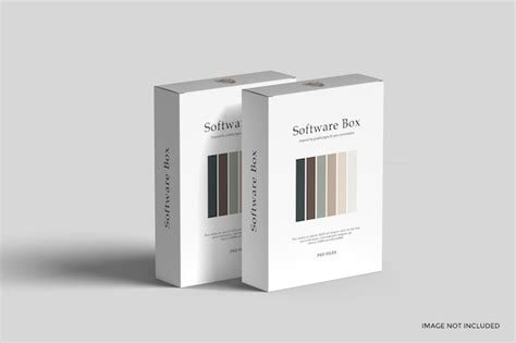 Premium Psd Software Box Mockup