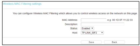 How To Configure Wireless MAC Filtering On TD W9970 New Logo TP Link Service Provider