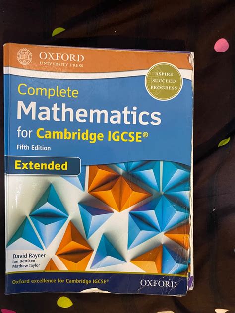 Extended Mathematics Complete Cambridge Igcse And O Level Oxford