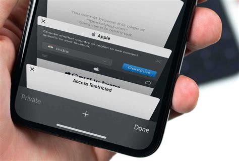 Why Cant I Go Private On Safari