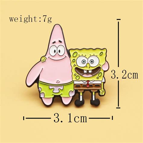 Spongebob Squarepants ‘besties Enamel Pin Distinct Pins