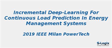 Continuous Load Prediction In Energy Management Systems S Logix