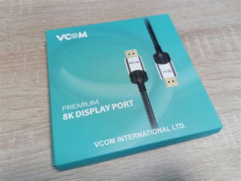 Кабель соединительный Vcom Display Port V1 4 8k 60hz 1 5m Vcom — купить в интернет магазине