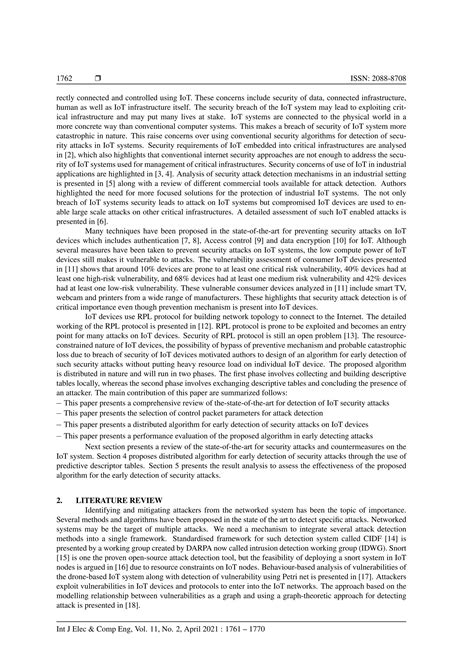 Deda An Algorithm For Early Detection Of Topology Attacks In The Internet Of Things Pdf