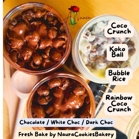 Choco Jar Botol 300ml Mini Coco Crunch Koko Ballcoklat Beryls Naura Bakery Shopee Singapore