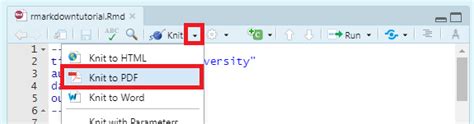 getting started with r markdown