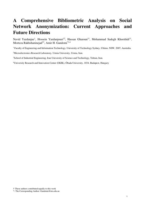 Pdf A Comprehensive Bibliometric Analysis On Social Network