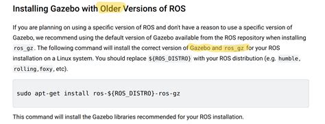 README Installation Instructions Issue 434 Gazebosim Ros Gz GitHub