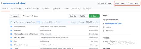 Github热榜！ 500个python趣味案例，一次学到吐 Csdn博客
