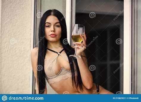 Beautiful Female Model Concept Of Romantic Sex Date Woman Luxurious Appearance Woman With