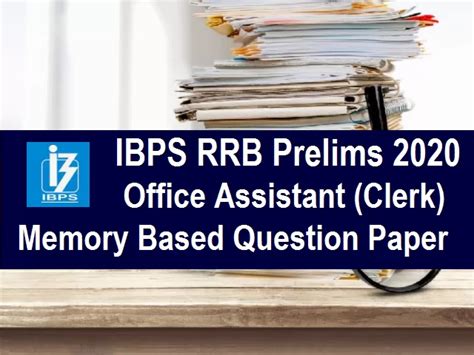 IBPS RRB Memory Based Paper Check RRB PO Clerk Questions Asked Difficulty Level